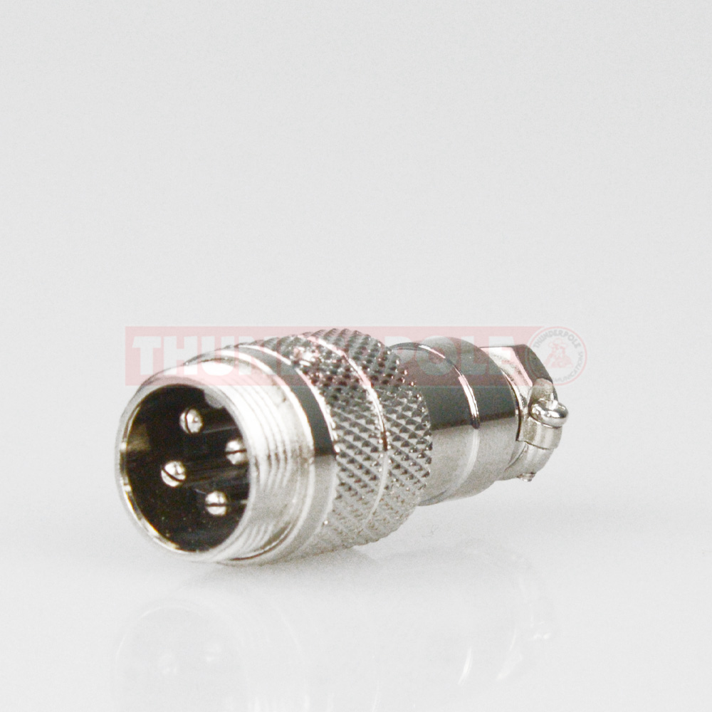 4 Pin In-line Mic Socket | Plugs & Connectors | THUNDERPOLE